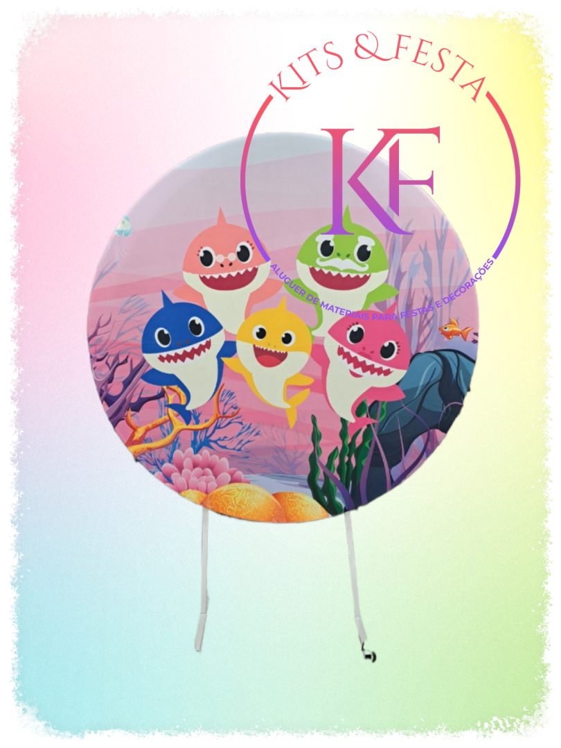 Baby Shark Rosa Kit Festa Decoração - Kit Festa Açores