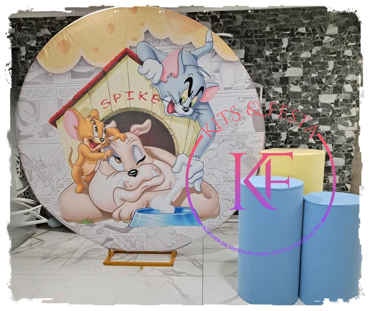 Tom e Jerry Kit Festa Decoração Aniversário - Kit Festa Açores