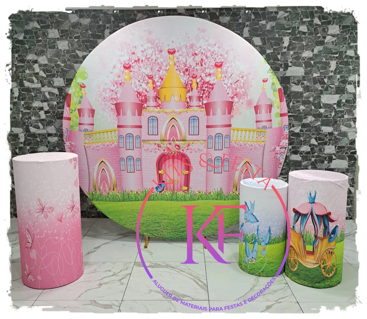 Castelo Kit festa Decoração Aniversário. - Kit Festa Açores