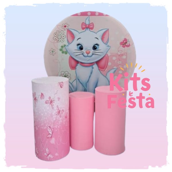 Gatinha Marie Kit Festa Decoração, Aniversário - Kit Festa Açores