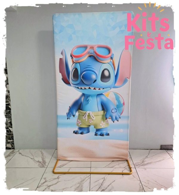Stitch Retangular Painéis Kit Festa Decoração, Aniversário. - Kit Festa ...